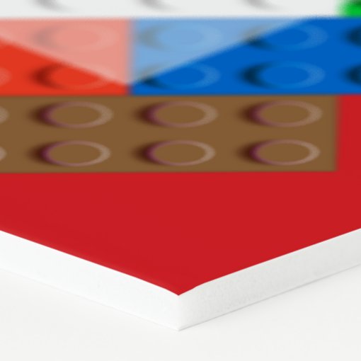 Toy Block Construction Theme Birthday Party Foam Board | Zazzle