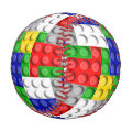 Toy Building Block Brick Boys Kids Pattern Baseball | Zazzle