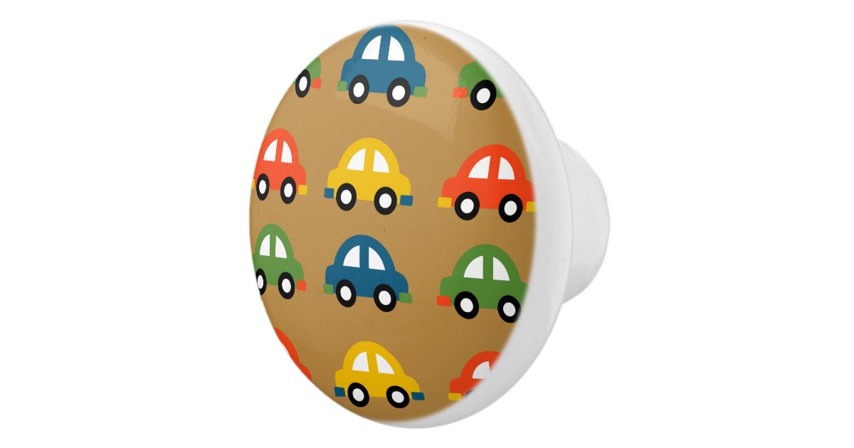 Toy cars knob/drawer pull | Zazzle