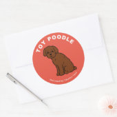 Toy Poodle Sticker | Zazzle