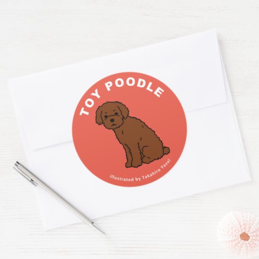 Toy Poodle Sticker | Zazzle