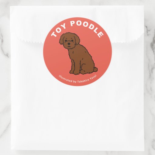 Toy Poodle Sticker | Zazzle