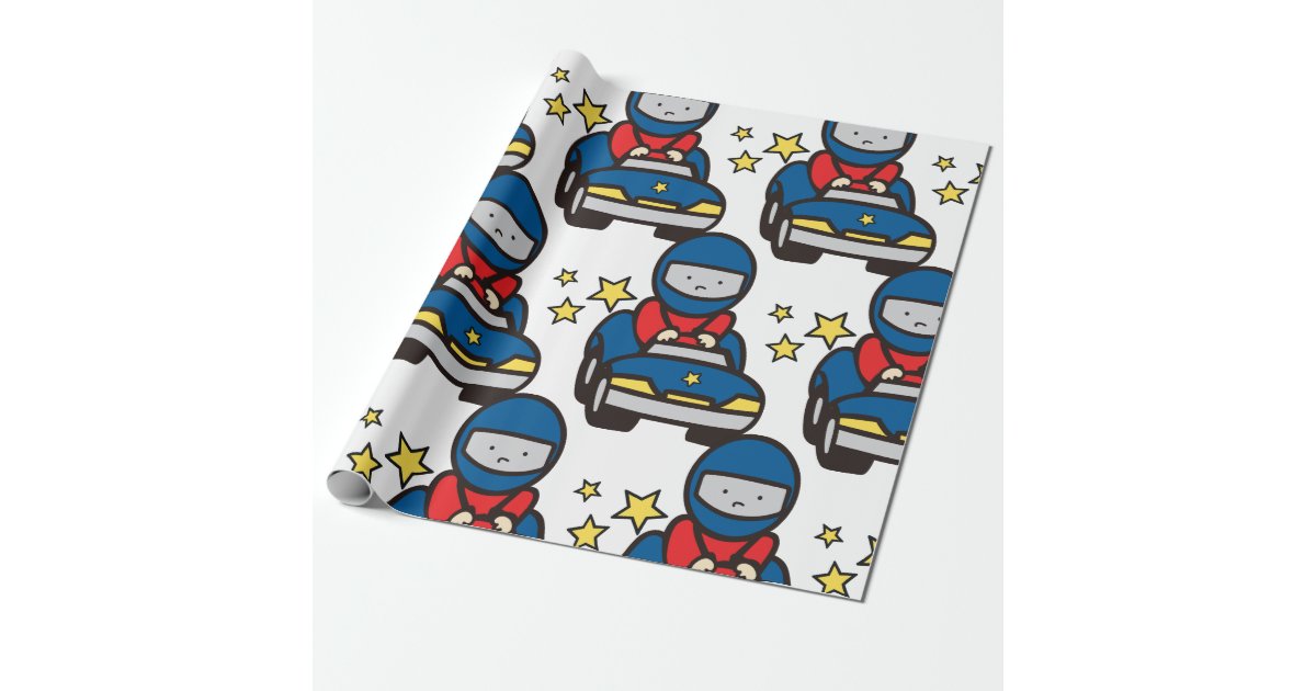 Toy Race Car Wrapping Paper | Zazzle
