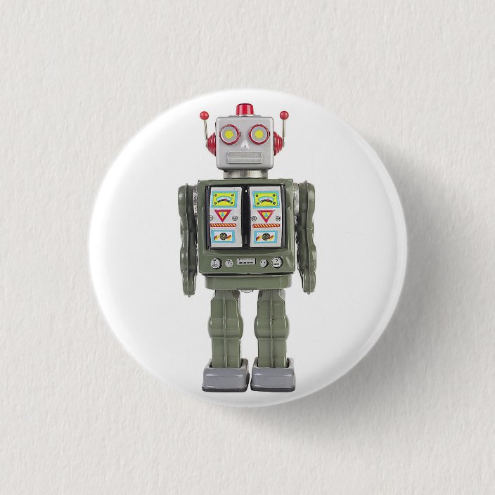 Toy Robot Button | Zazzle.com