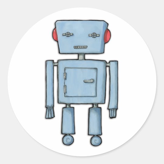 Toy Robot Sticker | Zazzle.com