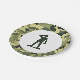 Toy Soldier Army Paper Dessert Plate | Zazzle