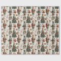 Toy Soldier Mice Christmas Pattern Wrapping Paper | Zazzle