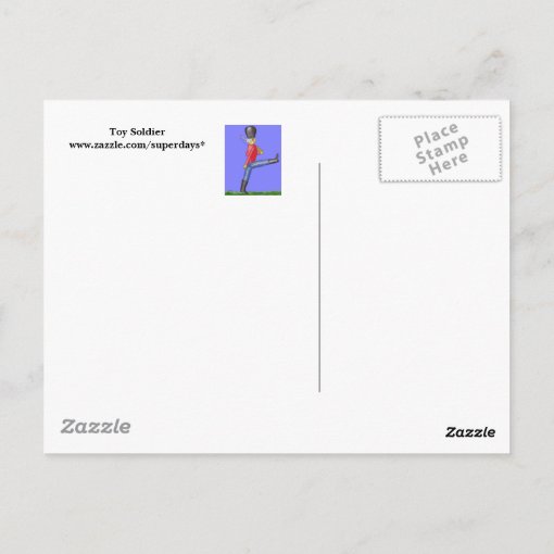 Toy Soldier Postcard | Zazzle