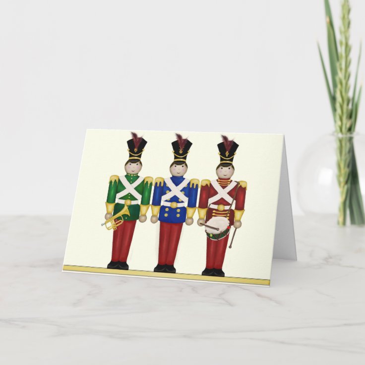 Toy Soldiers Christmas Card | Zazzle