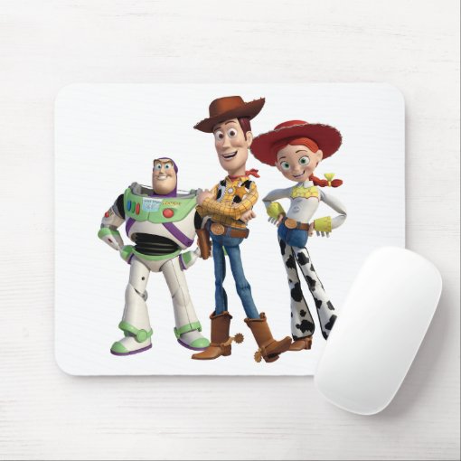 Toy Story 3 - Buzz Woody Jesse 2 Mouse Pad | Zazzle