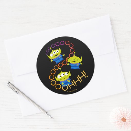 Toy Story 4 | Aliens "Ooooh" Classic Round Sticker | Zazzle