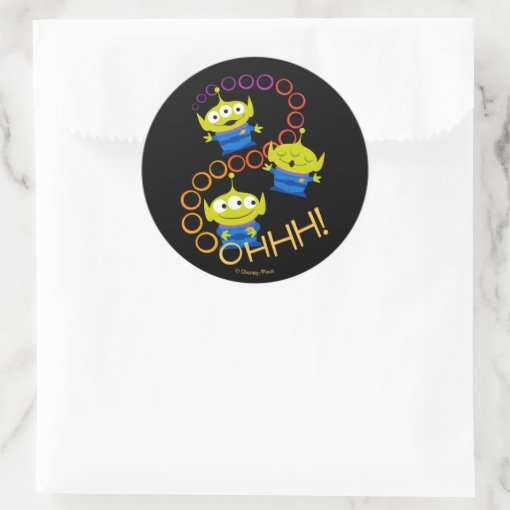 Toy Story 4 | Aliens "Ooooh" Classic Round Sticker | Zazzle