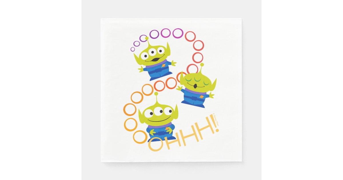 Toy Story 4 | Aliens "Ooooh" Napkins | Zazzle