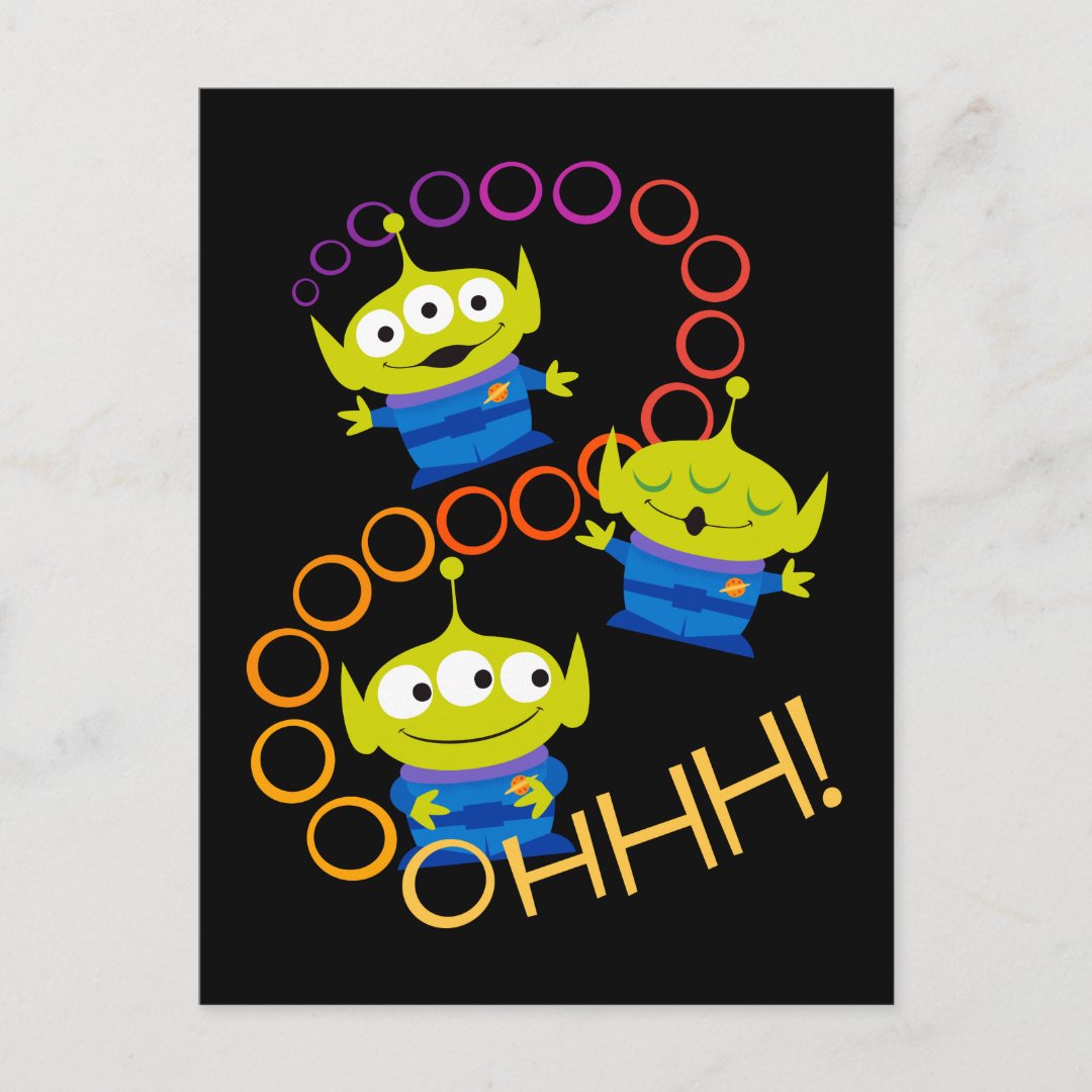 Toy Story 4 | Aliens "Ooooh" Postcard | Zazzle