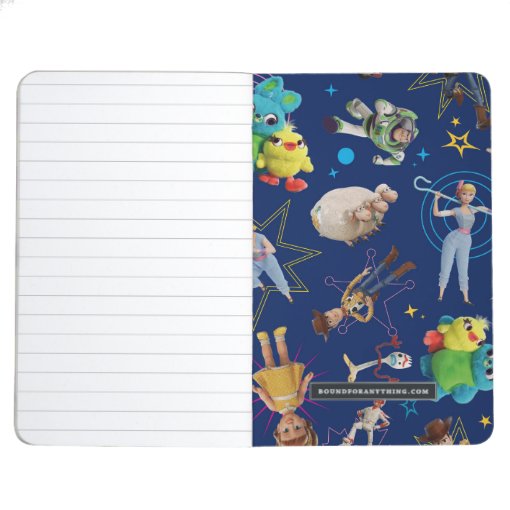 Toy Story 4 | Blue Toys Toss Pattern Journal | Zazzle
