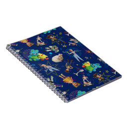 Toy Story 4 | Blue Toys Toss Pattern Notebook | Zazzle