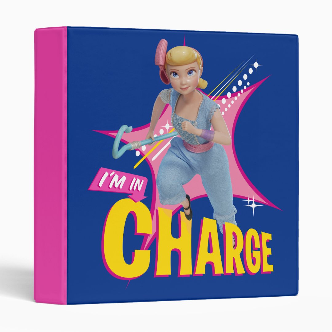 Toy Story 4 | Bo Peep "I'm In Charge" 3 Ring Binder | Zazzle