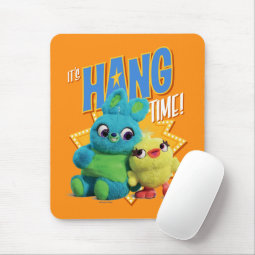 Toy Story 4 | Bunny & Ducky "It's Hang Time" Mouse Pad | Zazzle