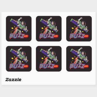 Toy Story 4 | Buzz To The Rescue! Square Sticker | Zazzle