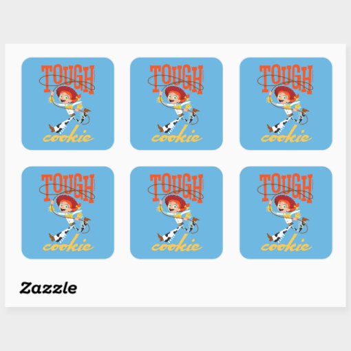 Toy Story 4 | Jessie "Tough Cookie" Square Sticker | Zazzle