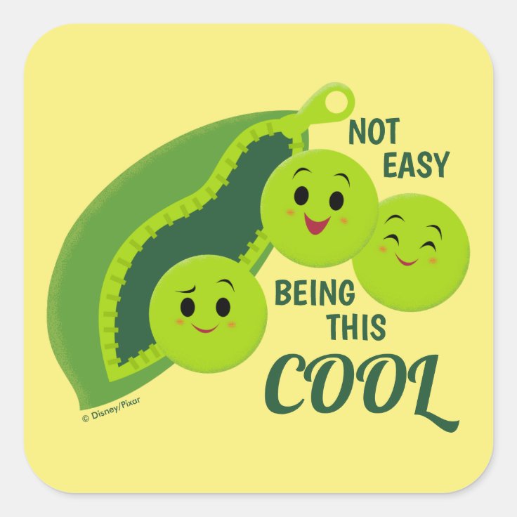 Toy Story 4 | Peas-in-a-Pod Tumbling Out Square Sticker | Zazzle