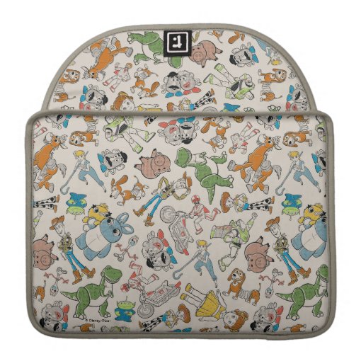 Toy Story 4 | Retro Character Toss Pattern MacBook Pro Sleeve | Zazzle
