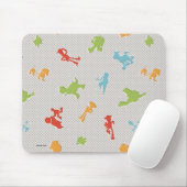 Toy Story 4 | Retro Toy Shape Toss Pattern Mouse Pad | Zazzle