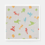 Toy Story 4 | Retro Toy Shape Toss Pattern Fabric | Zazzle