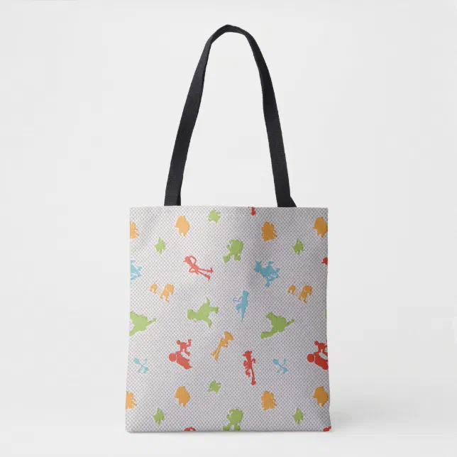 Toy Story 4 | Retro Toy Shape Toss Pattern Tote Bag | Zazzle