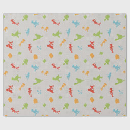 Toy Story 4 | Retro Toy Shape Toss Pattern Wrapping Paper | Zazzle
