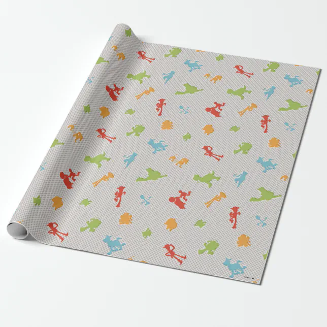 Toy Story 4 | Retro Toy Shape Toss Pattern Wrapping Paper | Zazzle