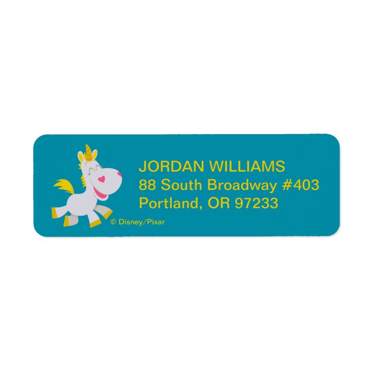 Toy Story 4 | Smiling Buttercup Illustration Label | Zazzle