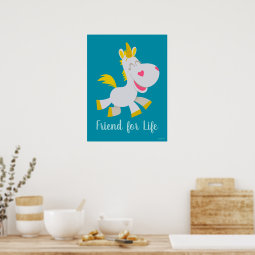 Toy Story 4 | Smiling Buttercup Illustration Poster | Zazzle