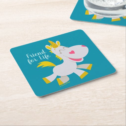 Toy Story 4 | Smiling Buttercup Illustration Square Paper Coaster | Zazzle