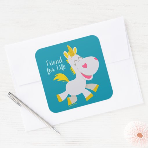 Toy Story 4 | Smiling Buttercup Illustration Square Sticker | Zazzle