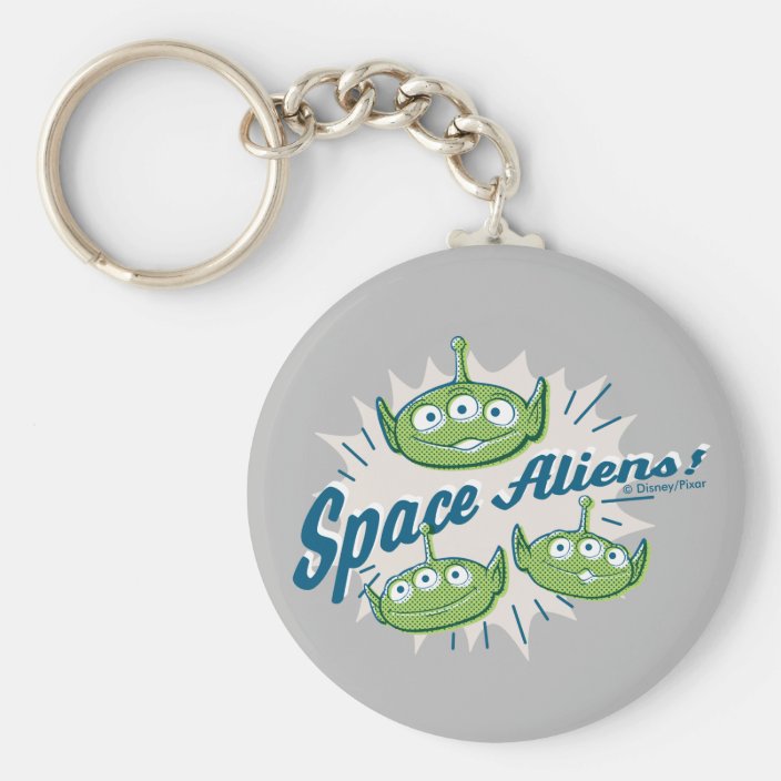 Toy Story 4 | "Space Aliens" Retro Graphic Keychain | Zazzle.com