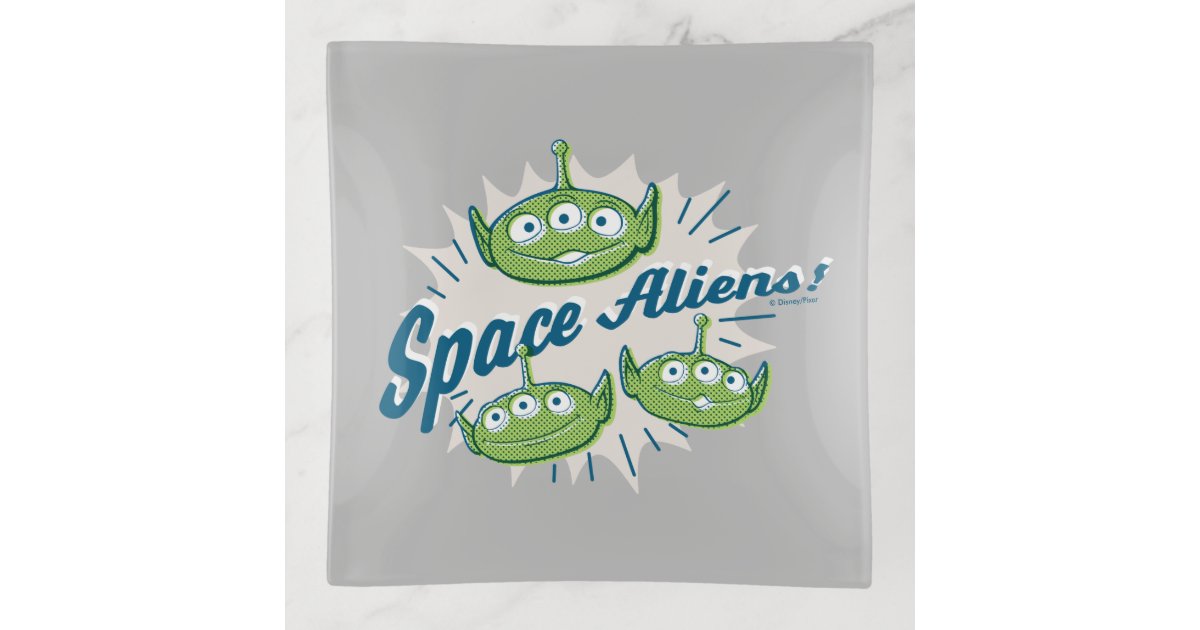 Toy Story 4 | "Space Aliens" Retro Graphic Trinket Tray | Zazzle