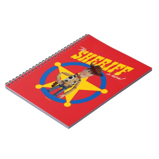 Toy Story 4 | Woody "The Sheriff Is Here" Notebook | Zazzle