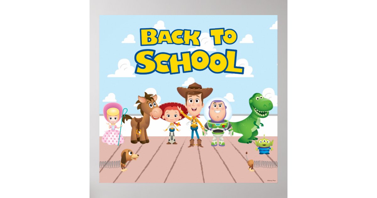 Toy Story | Back To School Poster | Zazzle