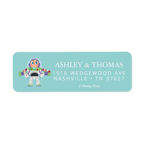 Toy Story - Buzz Lightyear Baby Shower Label | Zazzle