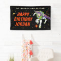 Toy Story Buzz Lightyear Chalkboard Birthday Banner | Zazzle