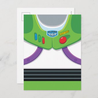 Toy Story | Buzz Lightyear's Space Ranger Suit Postcard | Zazzle