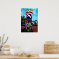 Toy Story Buzz Woody Racecar and Scud Poster | Zazzle