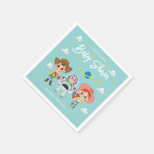 Toy Story Characters Baby Shower Napkins | Zazzle