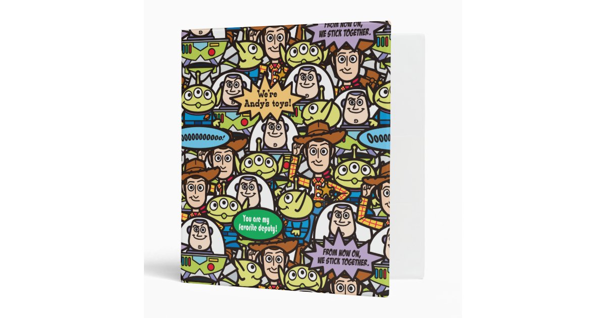 Toy Story | Cute Toy Pattern Binder | Zazzle