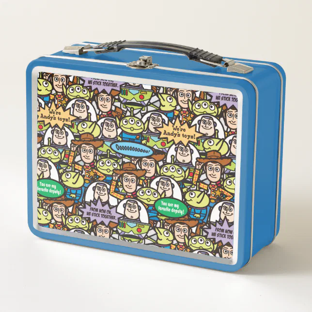 Toy Story | Cute Toy Pattern Metal Lunch Box | Zazzle