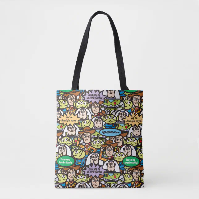 Toy Story | Cute Toy Pattern Tote Bag | Zazzle