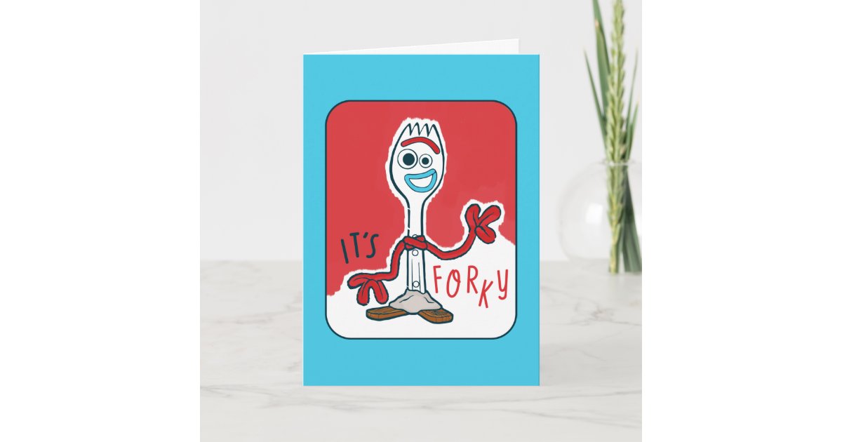 Toy Story | It's Forky Card | Zazzle