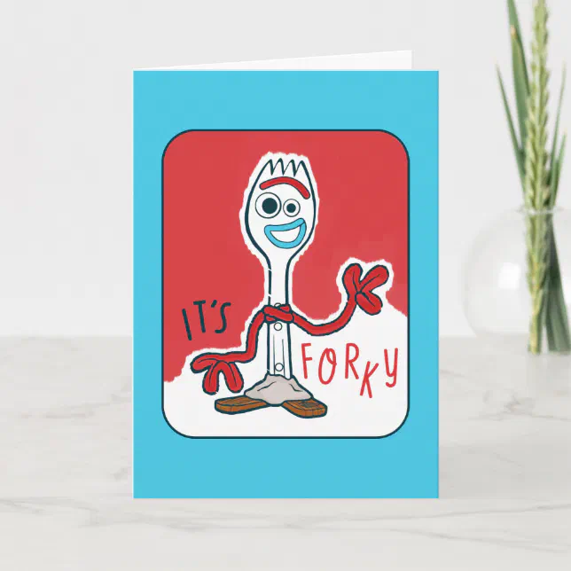 Toy Story | It's Forky Card | Zazzle