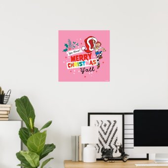 Toy Story Jessie | Merry Christmas Y'all Poster | Zazzle